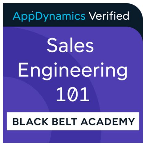 Appdynamics Verified Sales Engineering 101 Credly
