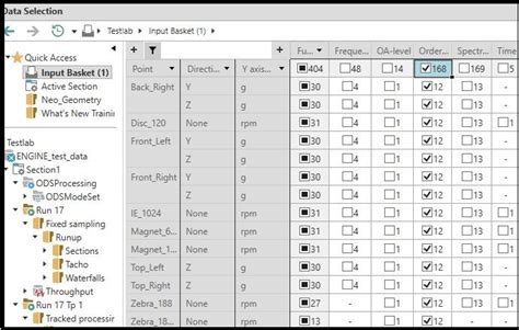 Simcenter Testlab Neo Operational Data Animation During Runup Rundown