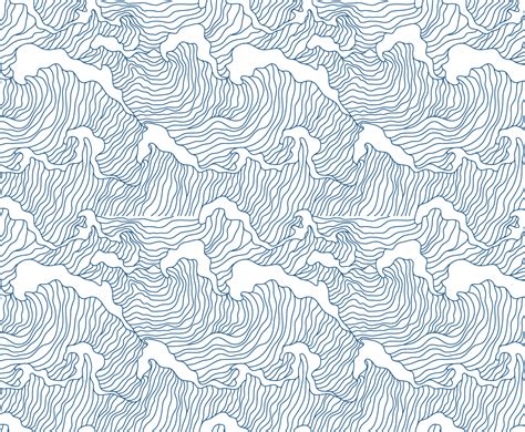 Japanese Wave Seamless Pattern Vector Art And Graphics