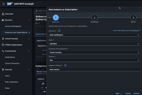 SAP BTP Alert Notification Service