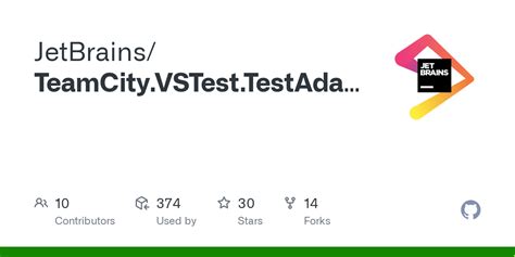 github jetbrains teamcity vstest testadapter