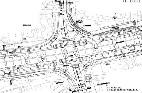 环岛型道路平交改造施工图含招标书免费下载 公路图纸 土木工程网