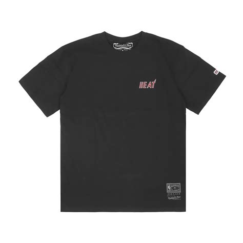 Mitchell Ness 短袖 City Pride Nba 男款 黑 紅 純棉 邁阿密熱火 Mia 短t 棉t Mandn Mnts043mh
