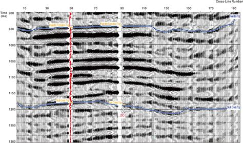Cross Sectional View Of Poststack Seismic Data Estimated Along The Download Scientific Diagram