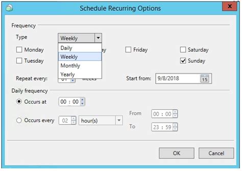 Windows Server Backup Multiple Schedules