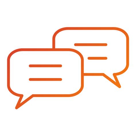 Messaging Generic Gradient Outline Icon