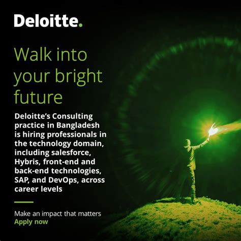 Deloittecareers Technology Consulting Wearehiring Distinctlydeloitte Impactthatmatters