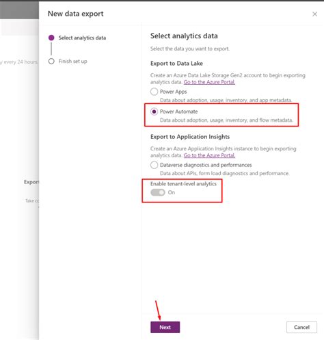Power Platform Self Service Analytics Data Export To Data Lake Preview