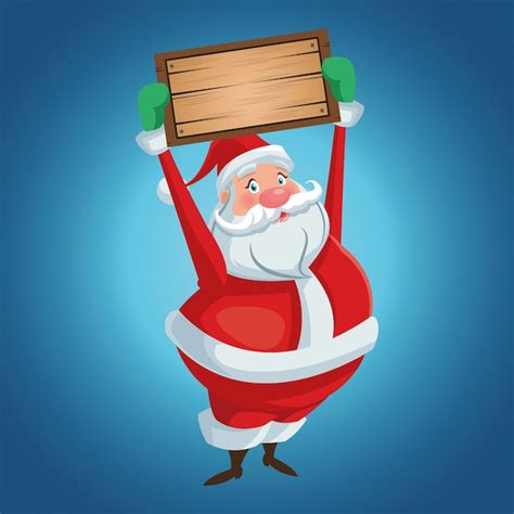 Premium Vector Santa Cartoon Icon