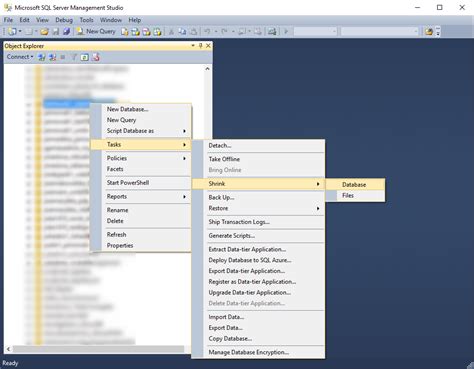 Jak Zmniejszyć Zajętość Bazy Mssql Po Usunięciu Rekordów Baza Wiedzy Hosting Webio