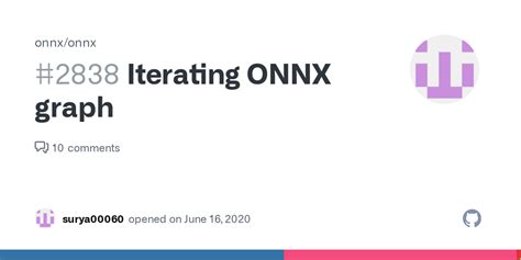 Iterating Onnx Graph · Issue 2838 · Onnxonnx · Github