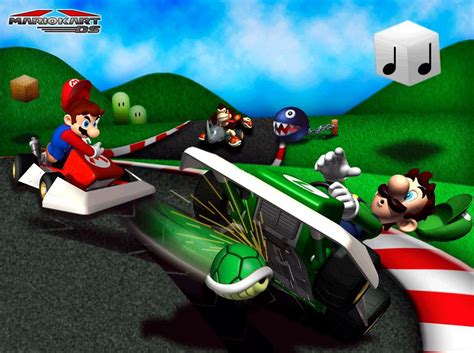 Small Mario Findings Mario Kart Ds Wallpaper Available For Download