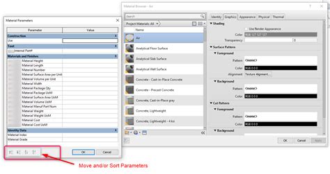 revit materials custom parameters allow sorting and tool tips autodesk community