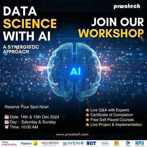prwatech on linkedin datascience artificialintelligence workshop learningopportunities…