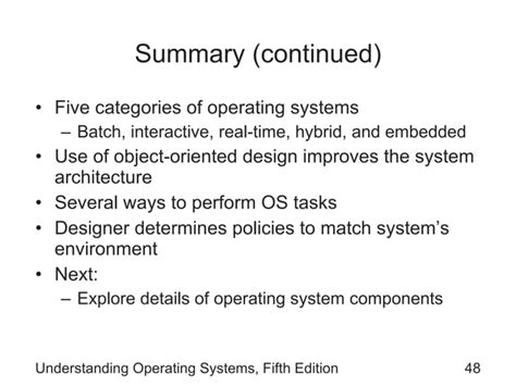Understanding Operating Systems 5th Ed Ch01 Ppt Operating Systems