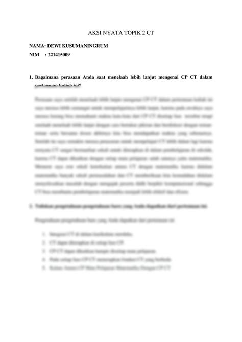 Solution 19 Aksi Nyata Topik 2 Computational Thinking Dewi Kusumaningrum Ppg Bahasa Inggris
