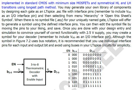 Design A 3 To 8 Thermometric Decoder Using The Truth