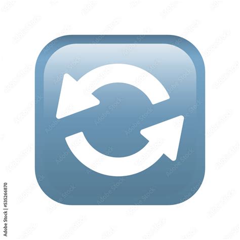 Counterclockwise Button Emoji Icon Multimedia Symbol Modern Simple Vector Icon For Website