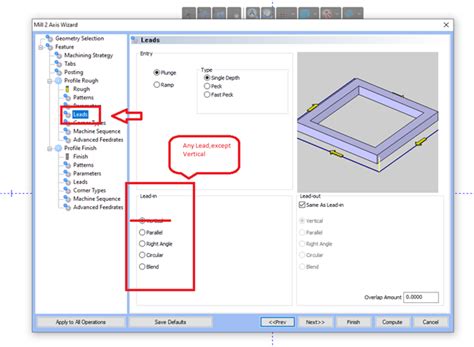Apply Cutter Compensation In BobCAD CAM BobCAD Support