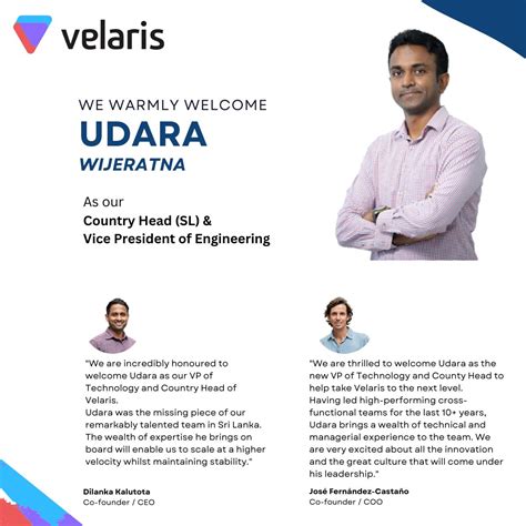 Velaris Team Udara Wijeratna 115 Comments
