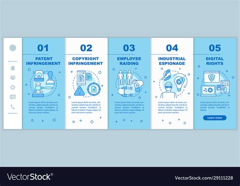 Business Ethics Onboarding Mobile Web Pages Vector Image