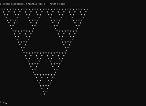 Github Spirometaxassierpinski Triangle Cli Print The Sierpinski Triangle To The Console