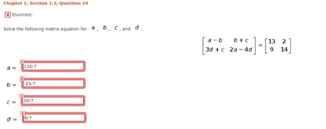 Solved Chapter 1 Section 1 3 Question 24 X Incorrect Chegg Com