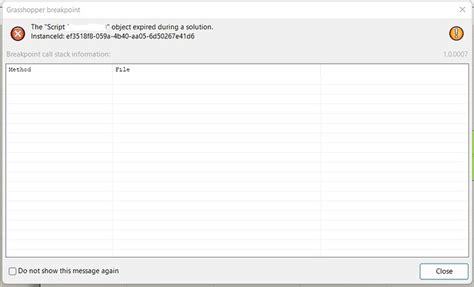 Breakpoint When First Executing My Python Script Scripting Mcneel Forum Breakpoint When First Executing My Python Script Scripting Mcneel Forum