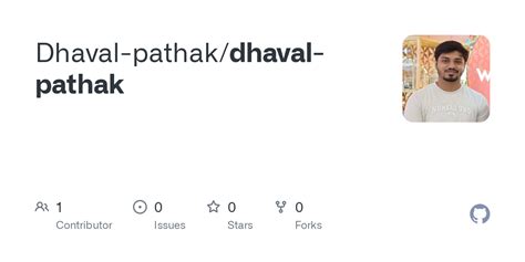 GitHub Dhaval Pathak Dhaval Pathak