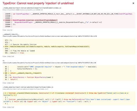 Injection Of Undefined Issue · Issue 1100 · Necolasreact Native Web · Github