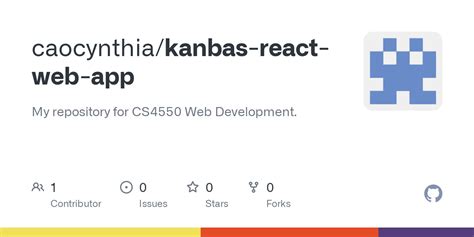 Github Caocynthiakanbas React Web App My Repository For Cs4550 Web Development