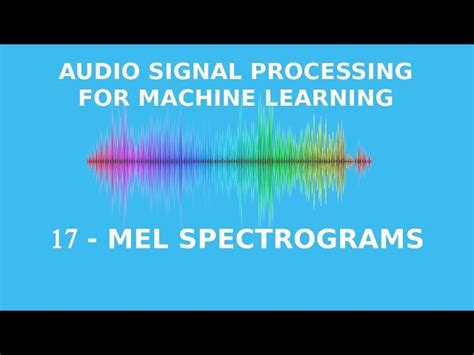 Free Video Mel Spectrograms Explained Easily From Valerio Velardo