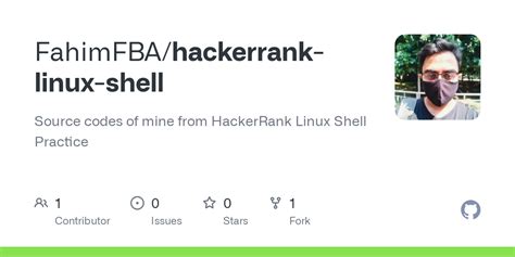 Github Fahimfbahackerrank Linux Shell Source Codes Of Mine From