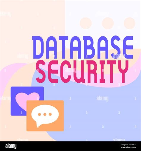 Text Caption Presenting Database Security Business Concept Security Controls To Protect