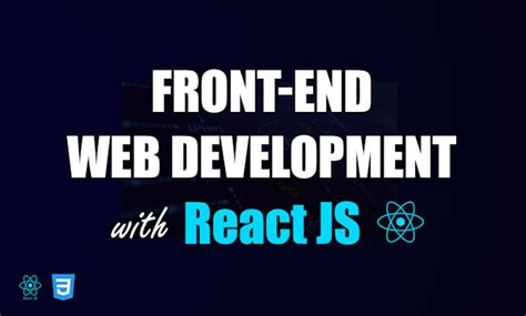 Be Your Reactjs Frontend Developer By Webprof126 Fiverr
