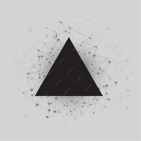 Premium Vector Triangle The Geometric Shape Of A Triangle Modern Background Design Element