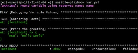 Troubleshooting With Ansible Debug Module Geeksforgeeks