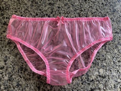 Sissy Rosa Pvc Höschen Schlüpfer Wasserdicht Kunststoff Etsyde