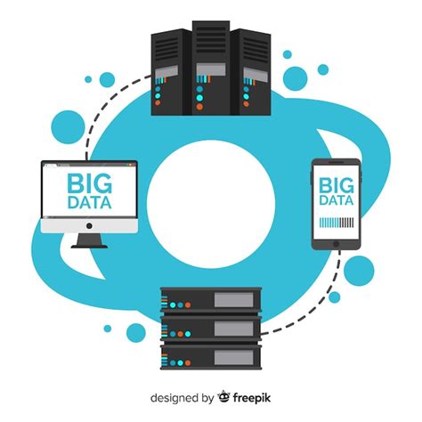 Premium Vector Communication Big Data Background