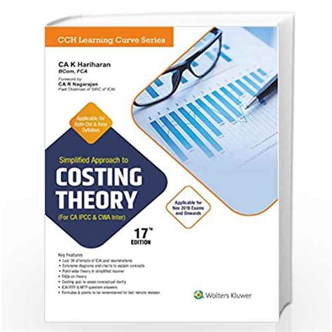 Simplified Approach To Costing Theory For Ca Ipcc And Cwa Inter By Ca K