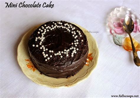 Egg Free Dairy Free Chocolate Cake Mini Chocolate Cake ~ Full Scoops A Food Blog With Easy