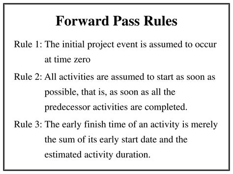 Ppt Forward Pass Rules Powerpoint Presentation Free Download Id