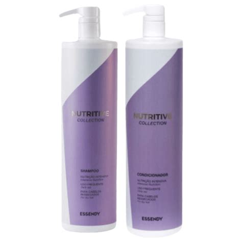 Kit Nutritive Shampoo E Condicionador 1l Nutrição Intensa Essendy