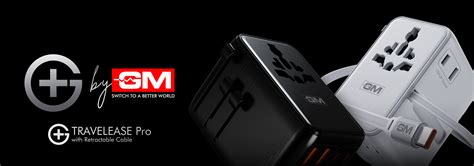 Gm Unveils Indias First Multi Port Universal Travel Adaptor With Retractable Cable G
