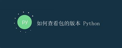 如何查看包的版本 python 极客笔记