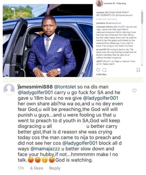 Tonto Dikeh Accused Of Sleeping With Sa Pastor Bushiri For N18m Celebrities Nigeria
