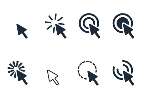 Arrow Mouse Vector Set 104863 Vector Art At Vecteezy