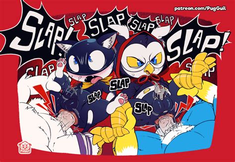 Rule 34 Anal Anal Sex Atlus Avian Bird Blush Bodily Fluids Chastity Cage Chastity Device