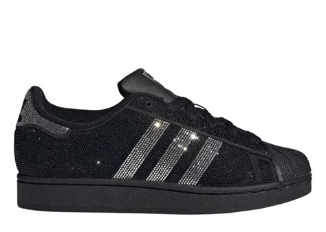 Adidas Superstar Ii Rhinestone Black Silver W Ih4200