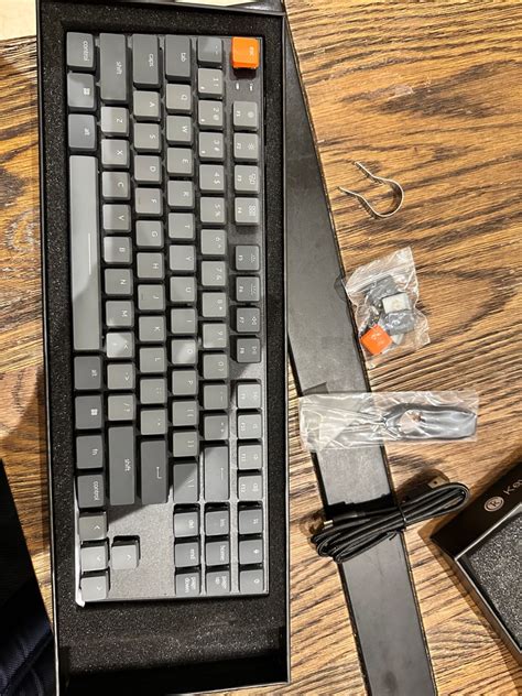 Days Used Only Keychron K V Rgb Tkl Low Profile Wireless Bluetooth Mechanical Keyboard